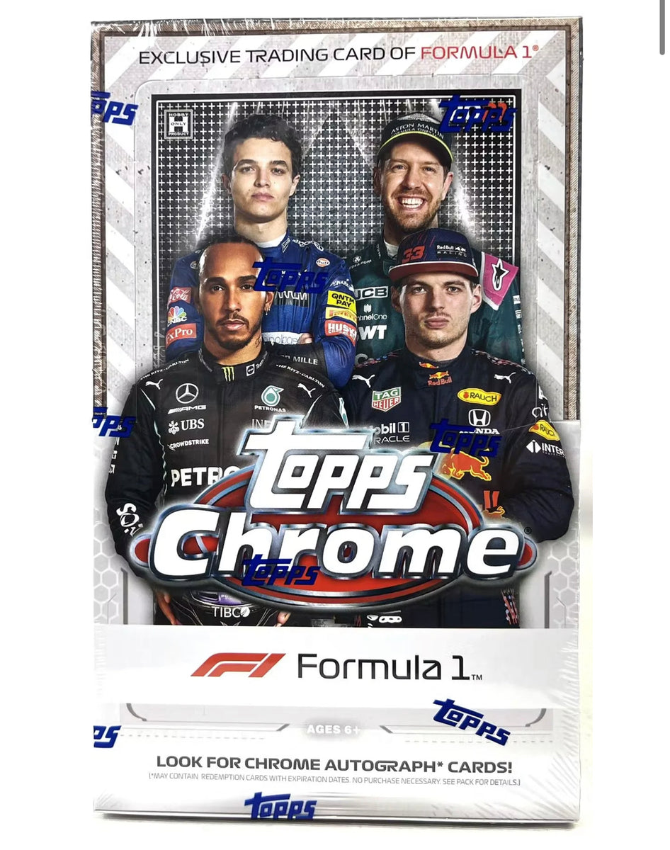 2021 TOPPS CHROME FORMULA 1 RACING HOBBY – Savage Cards & Break
